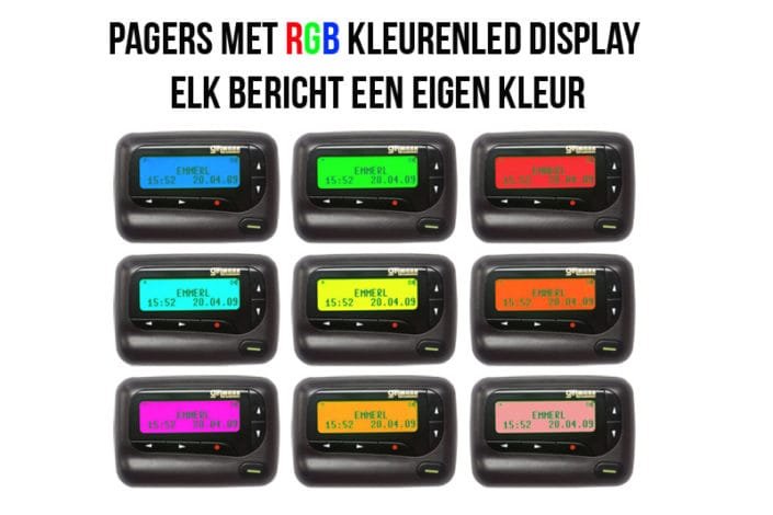 Pagers / Piepersysteem - EMC Solutions Telecom / kritische communicatie